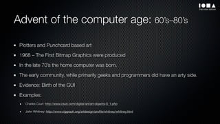 History of Generative and Computer Art | ZIP
