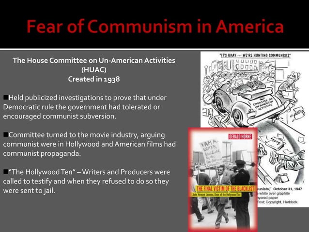 Communism, Fear, and McCarthyism | PPTX | Politics