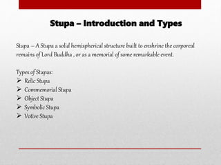 Architecture at SARNATH (STUPAS) | PPTX