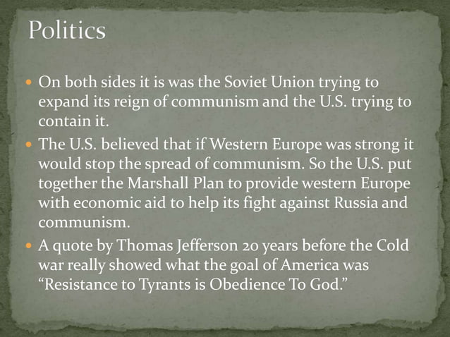 History presentation cold war | PPTX | Space and Astronomy | Science