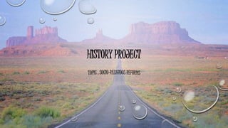 History project | PPT