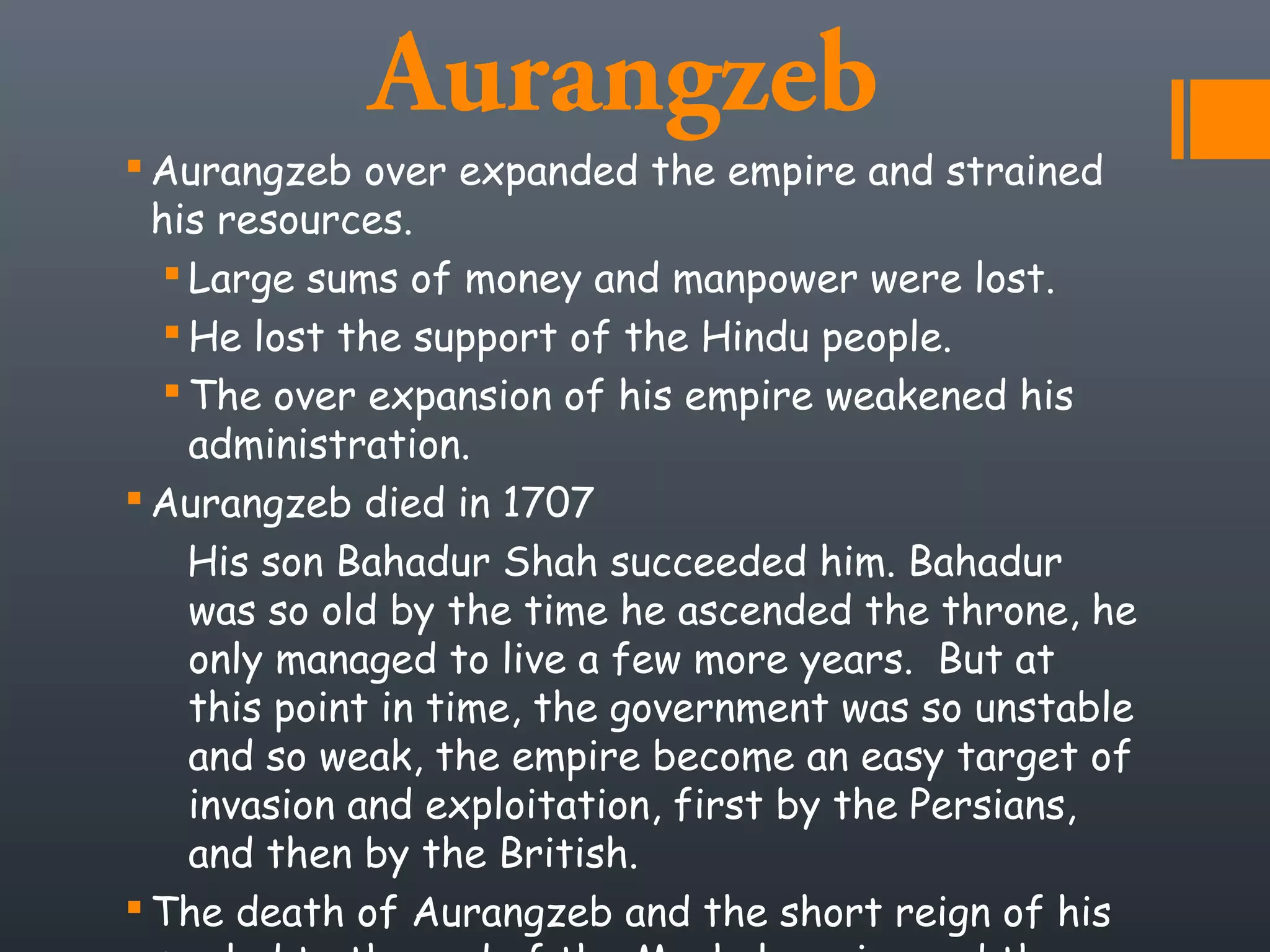 Aurangzeb | PPT