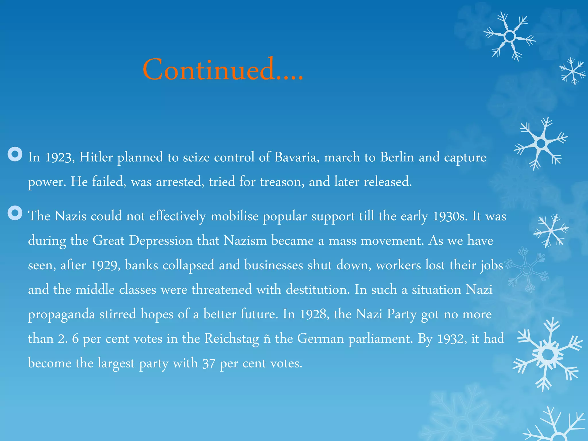 NAZISM & RISE OF HITLER | PPTX