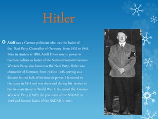 NAZISM & RISE OF HITLER | PPTX
