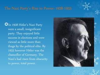 NAZISM & RISE OF HITLER | PPTX