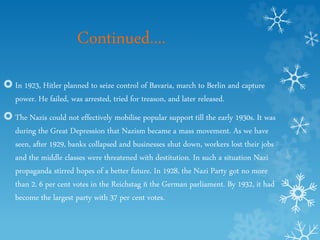 NAZISM & RISE OF HITLER | PPTX