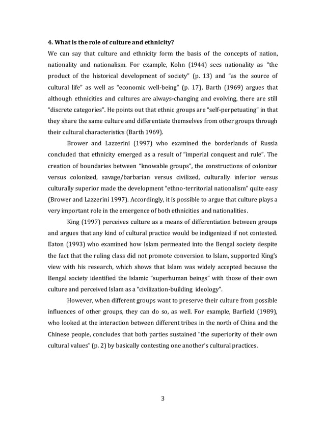 History project nationalism - nihal sen | PDF