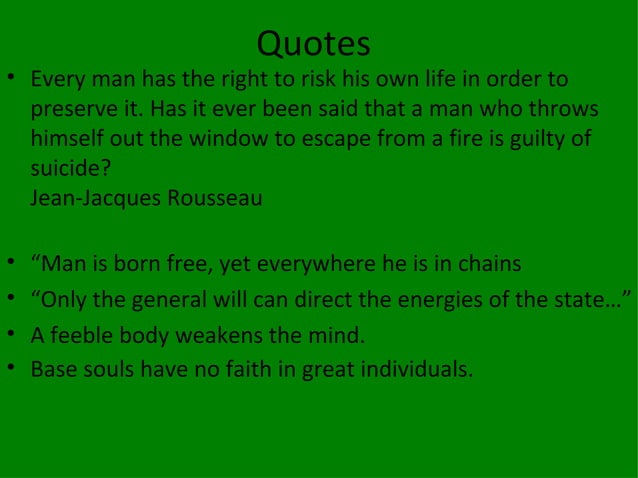 Jean-Jacques Rousseau | PPT