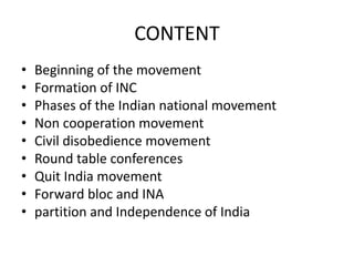 HISTORYProjectOutline class 10 of icse board education] | PPTX