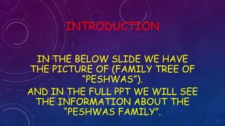 Peshwas Project pptx | PPTX