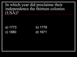 History Quiz | PPT