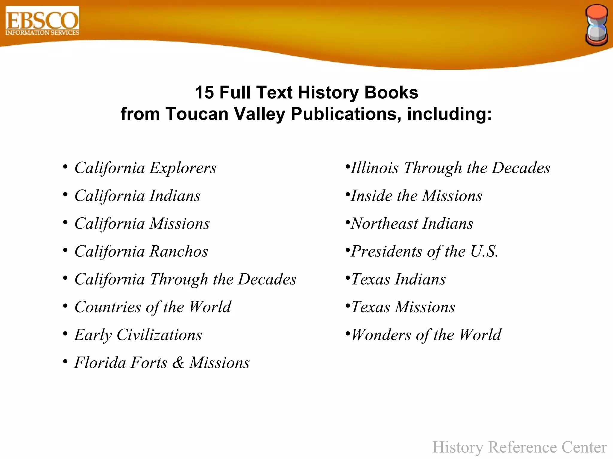 History Reference Center | PPT
