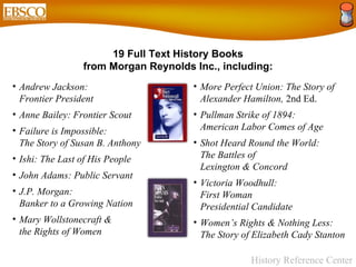 History Reference Center | PPT