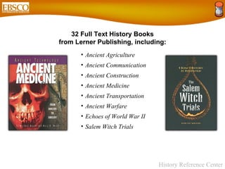 History Reference Center | PPT