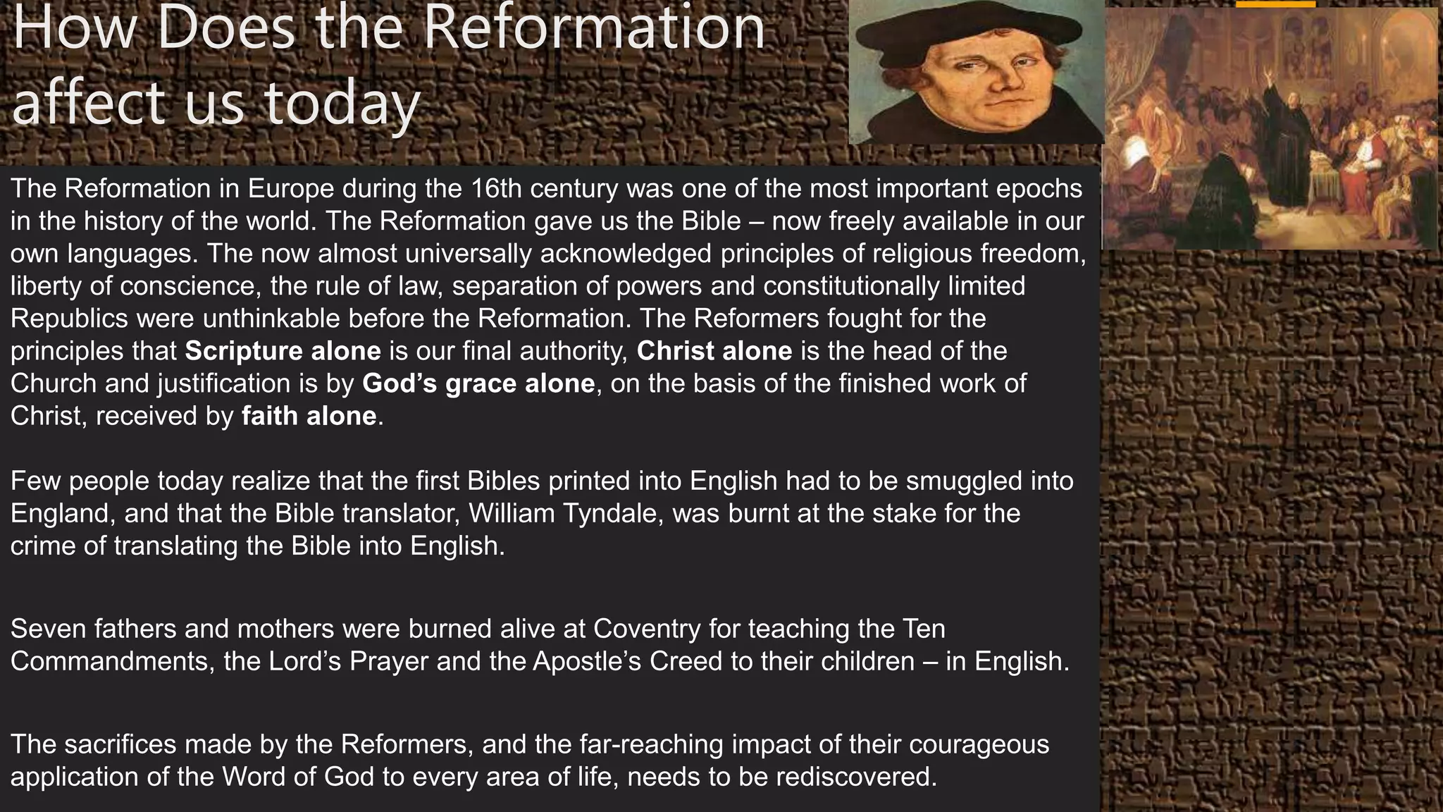 THE REFORMATION | PPTX