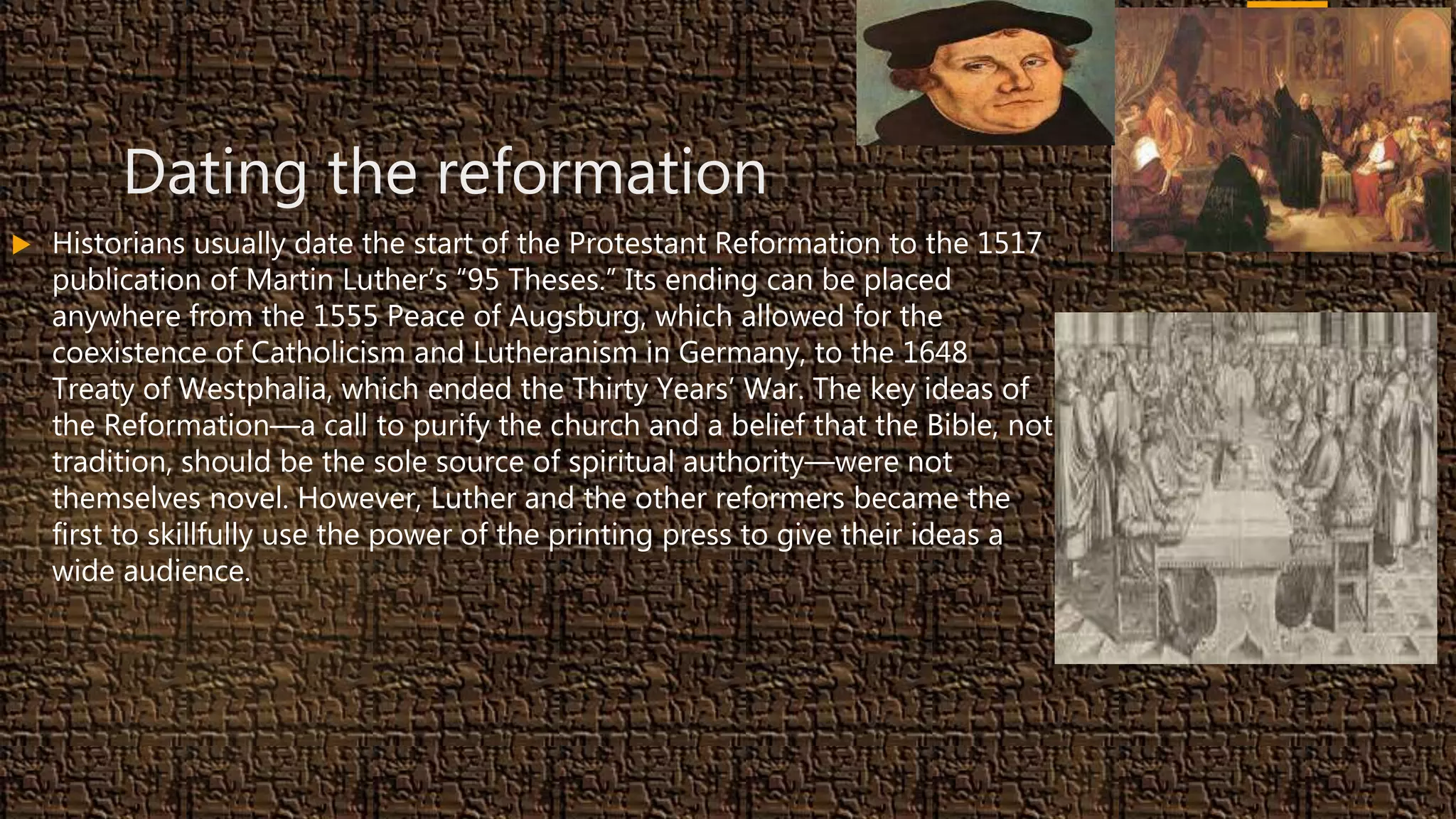 THE REFORMATION | PPTX
