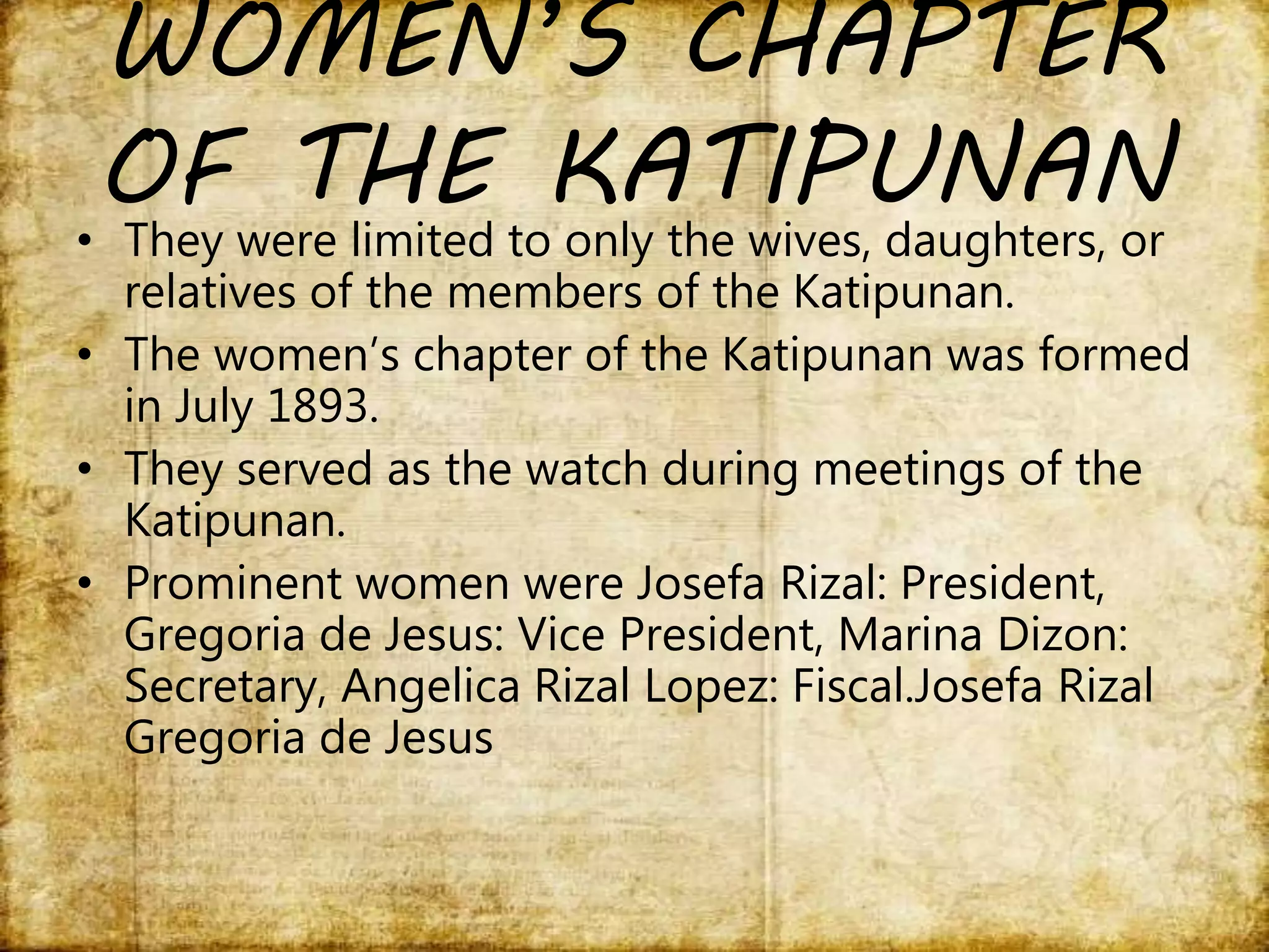 Katipunan membership | PPTX