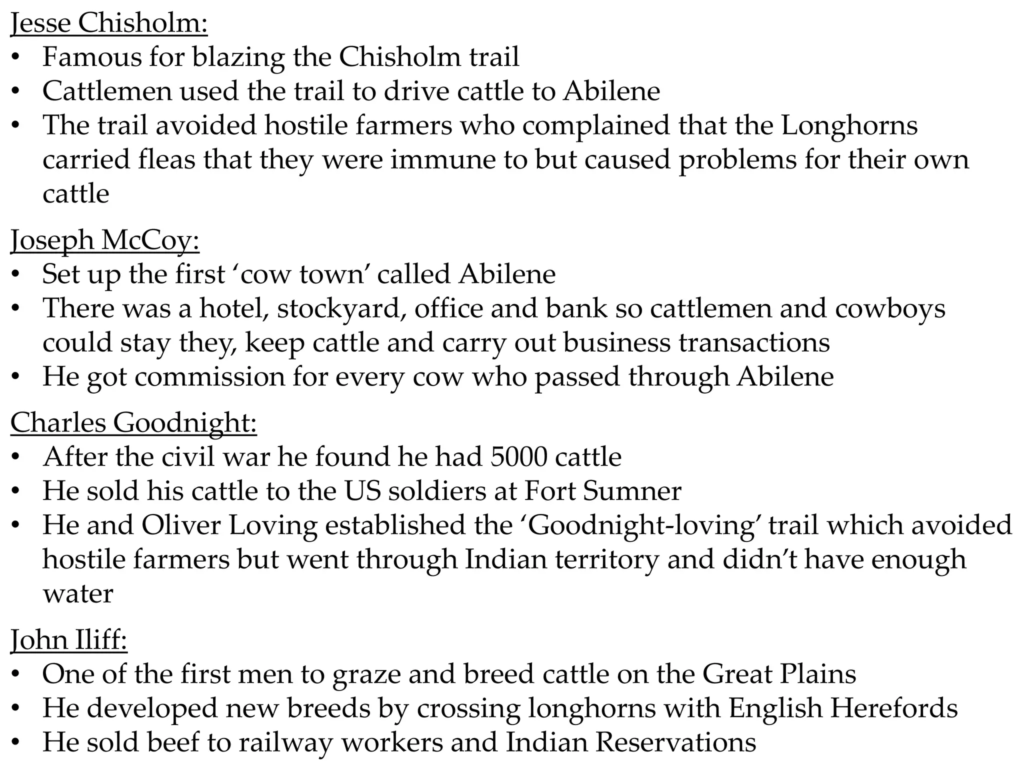 History Revision - American West | PPTX