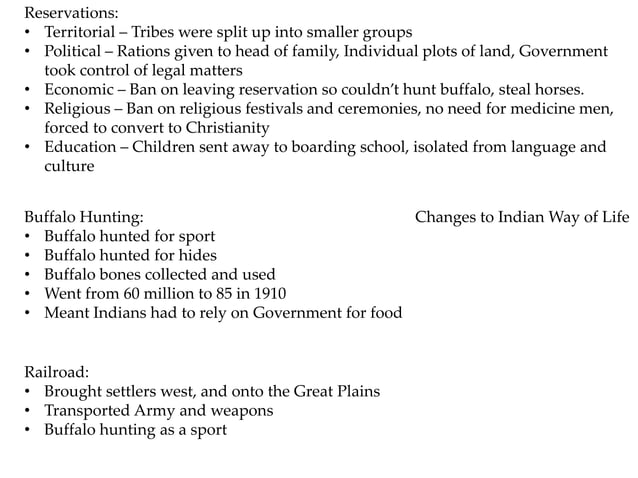 History Revision - American West | PPTX
