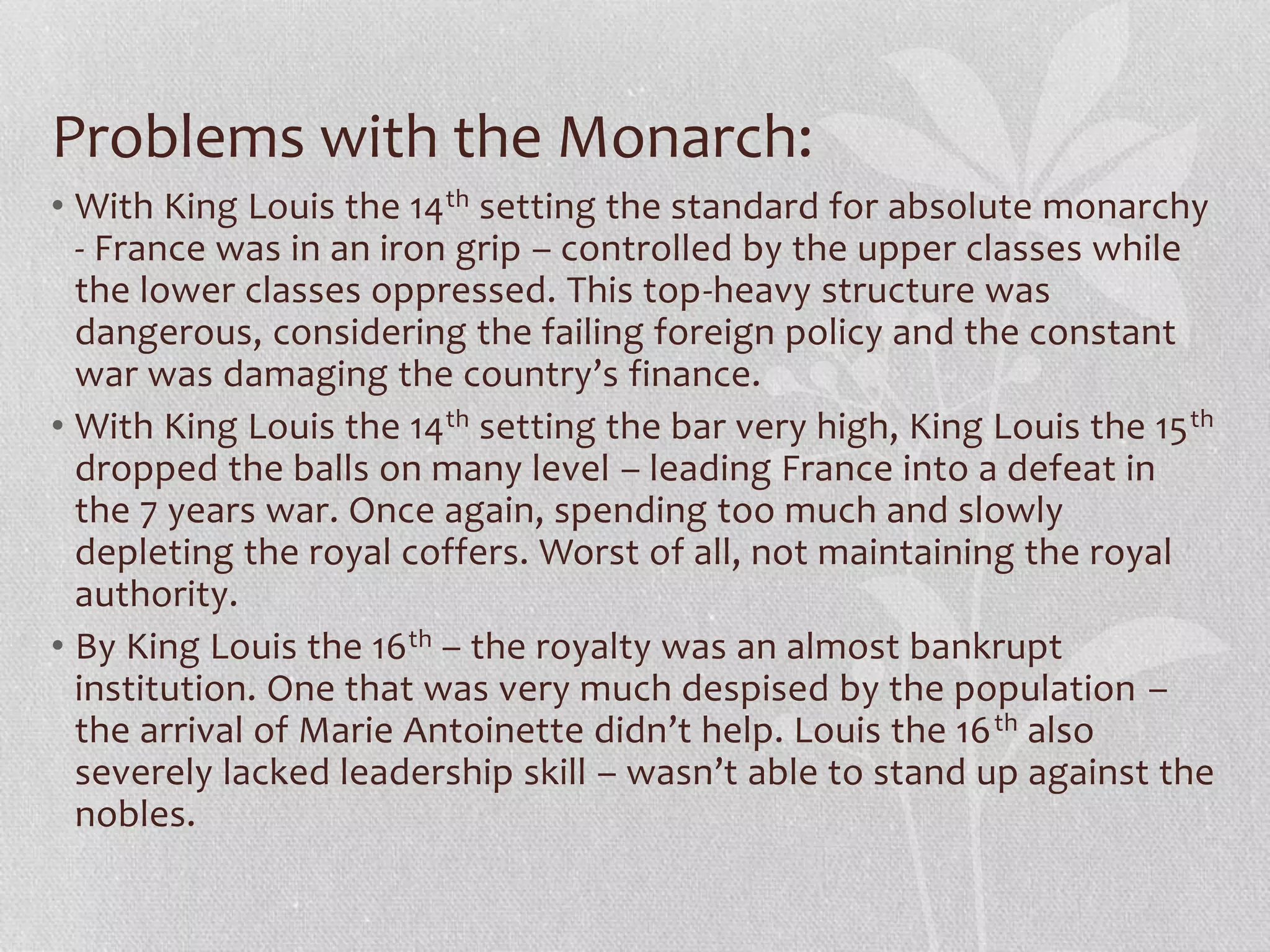 The French Revolution - AS Level History | PPTX