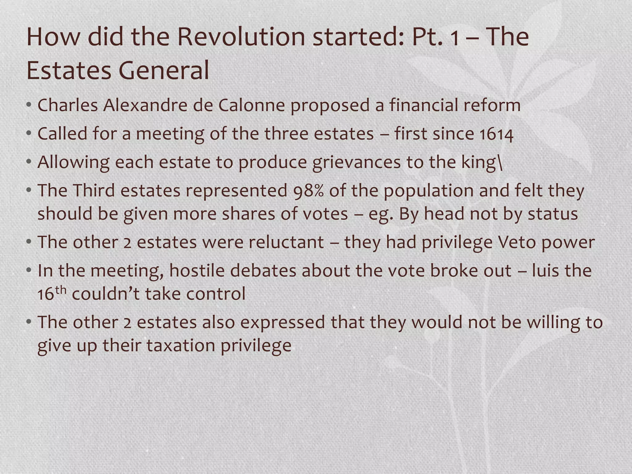 The French Revolution - AS Level History | PPTX