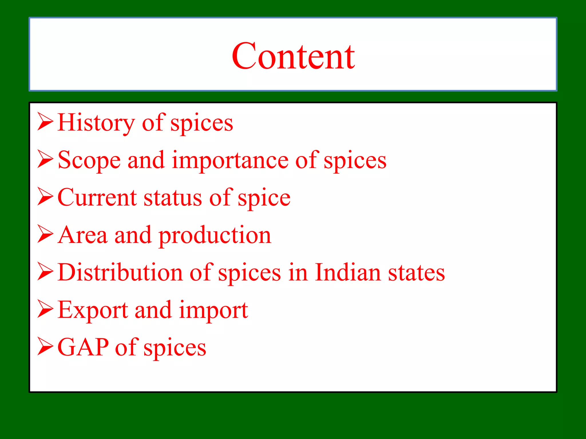 spices | PPTX