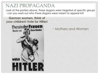 History - the appeal of the nazis (from bbc history) | PPT