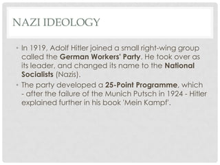 History - the appeal of the nazis (from bbc history) | PPT