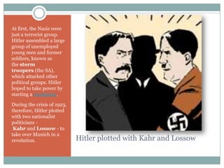 History - the munich putsch of 1923 (from bbc history) | PPT