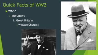 WWII Quick Facts and Causes of War | PPTX