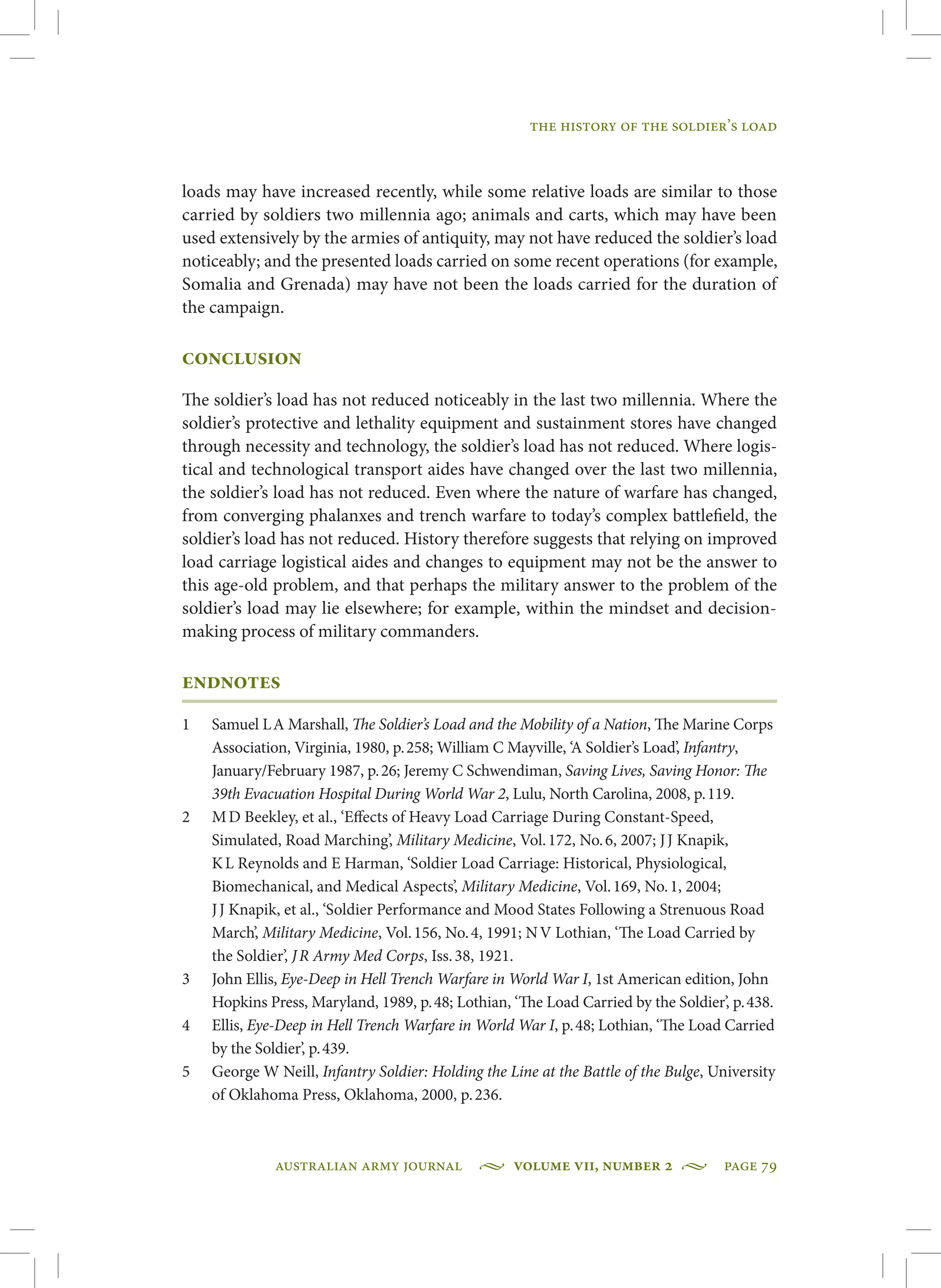 History soldiers load | PDF