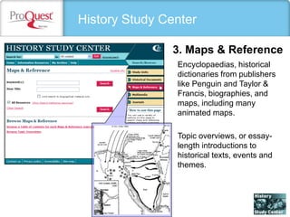 History Study Centre Presentation | PPT