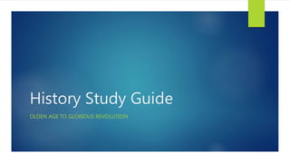 History study guide | PPT