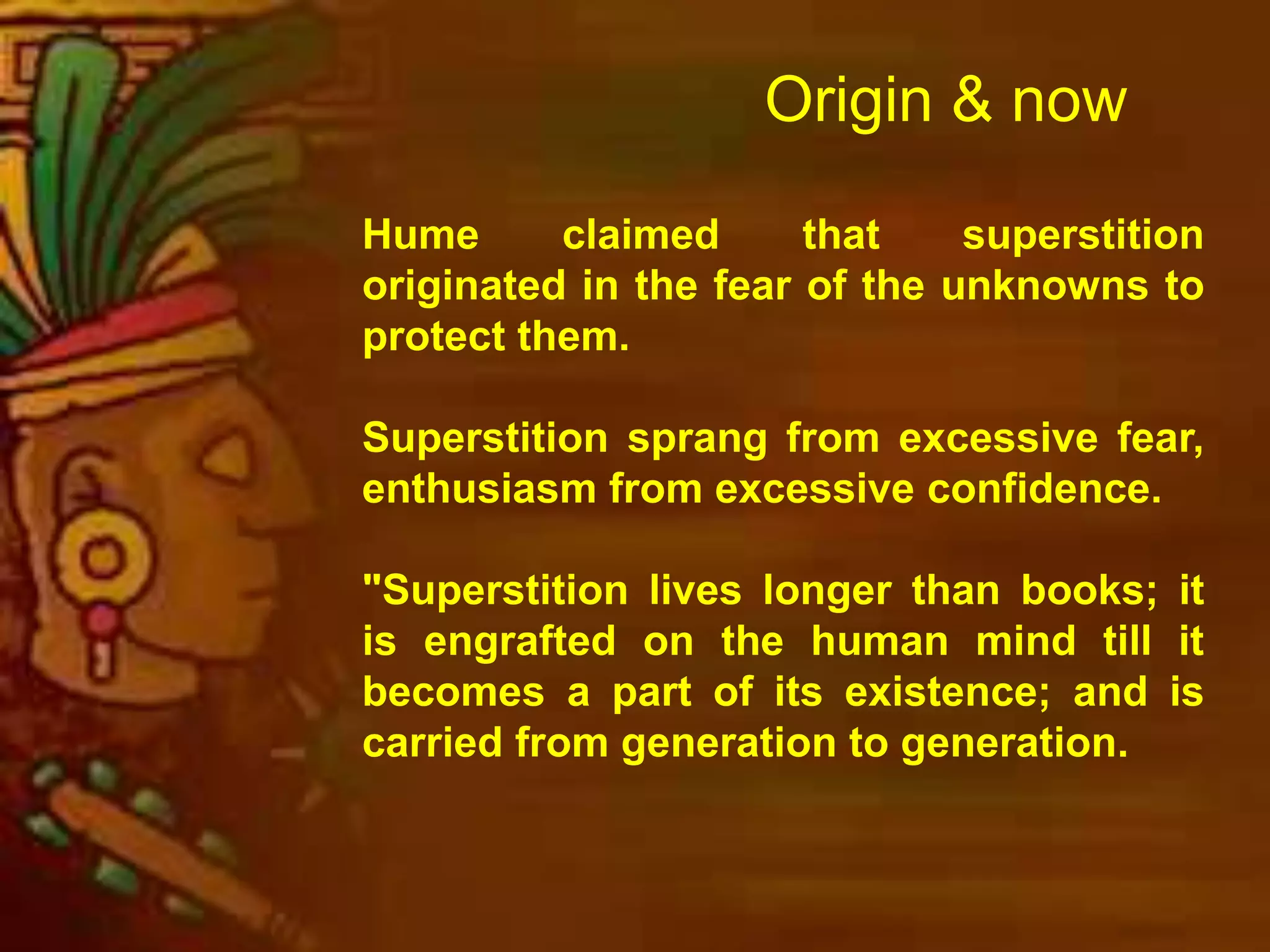 History & superstition | PPTX