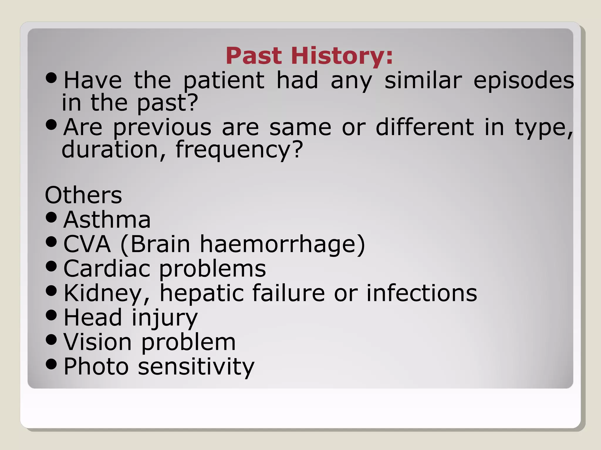 EEG History taking . (By Murtaza) | PPT
