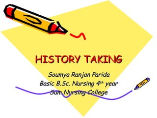 History taking | PPT