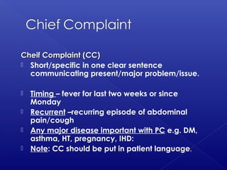 History taking | PPT