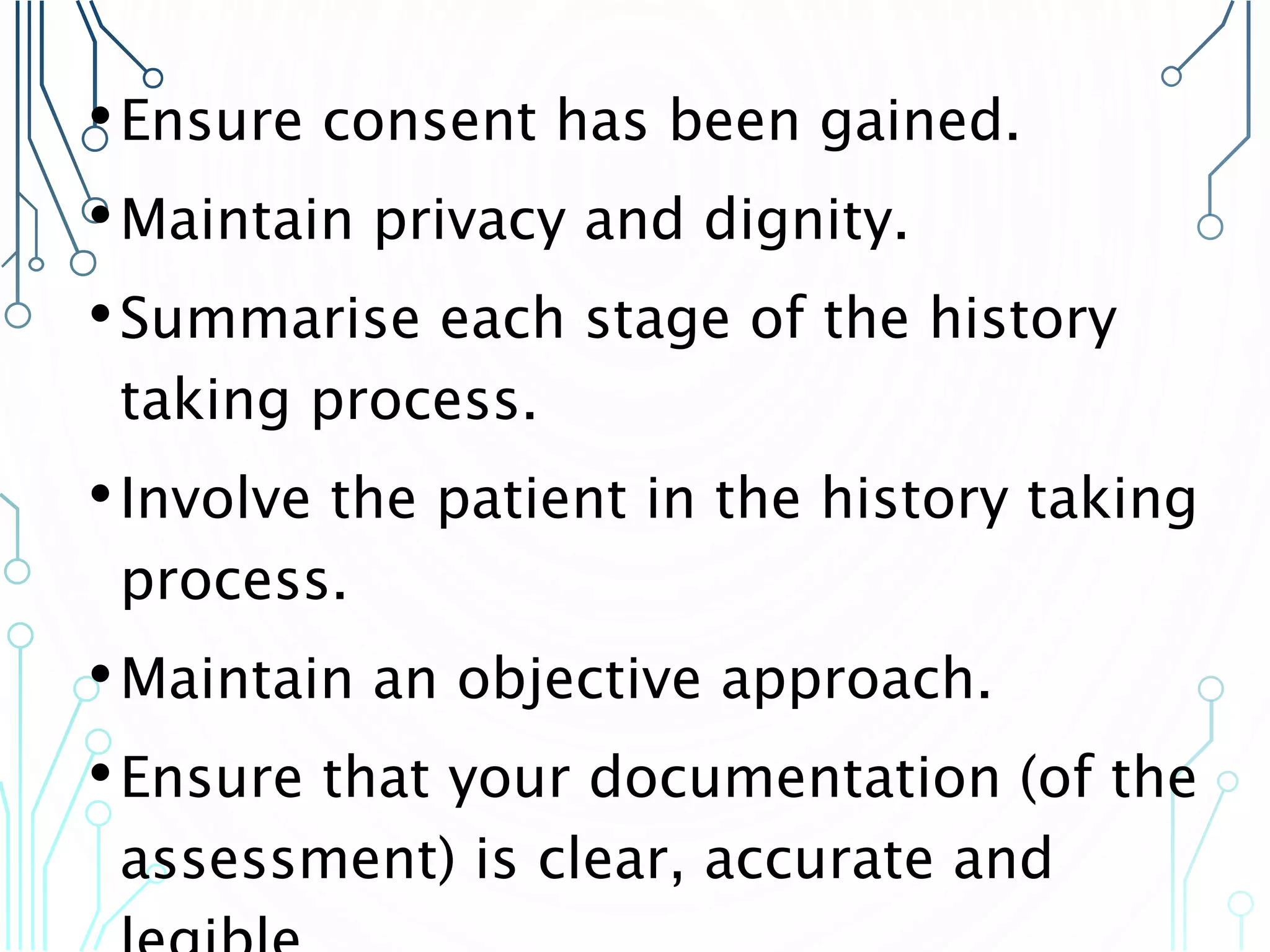 History taking | PPTX