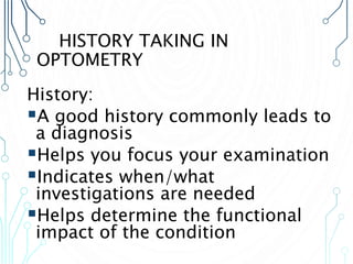 History taking | PPTX