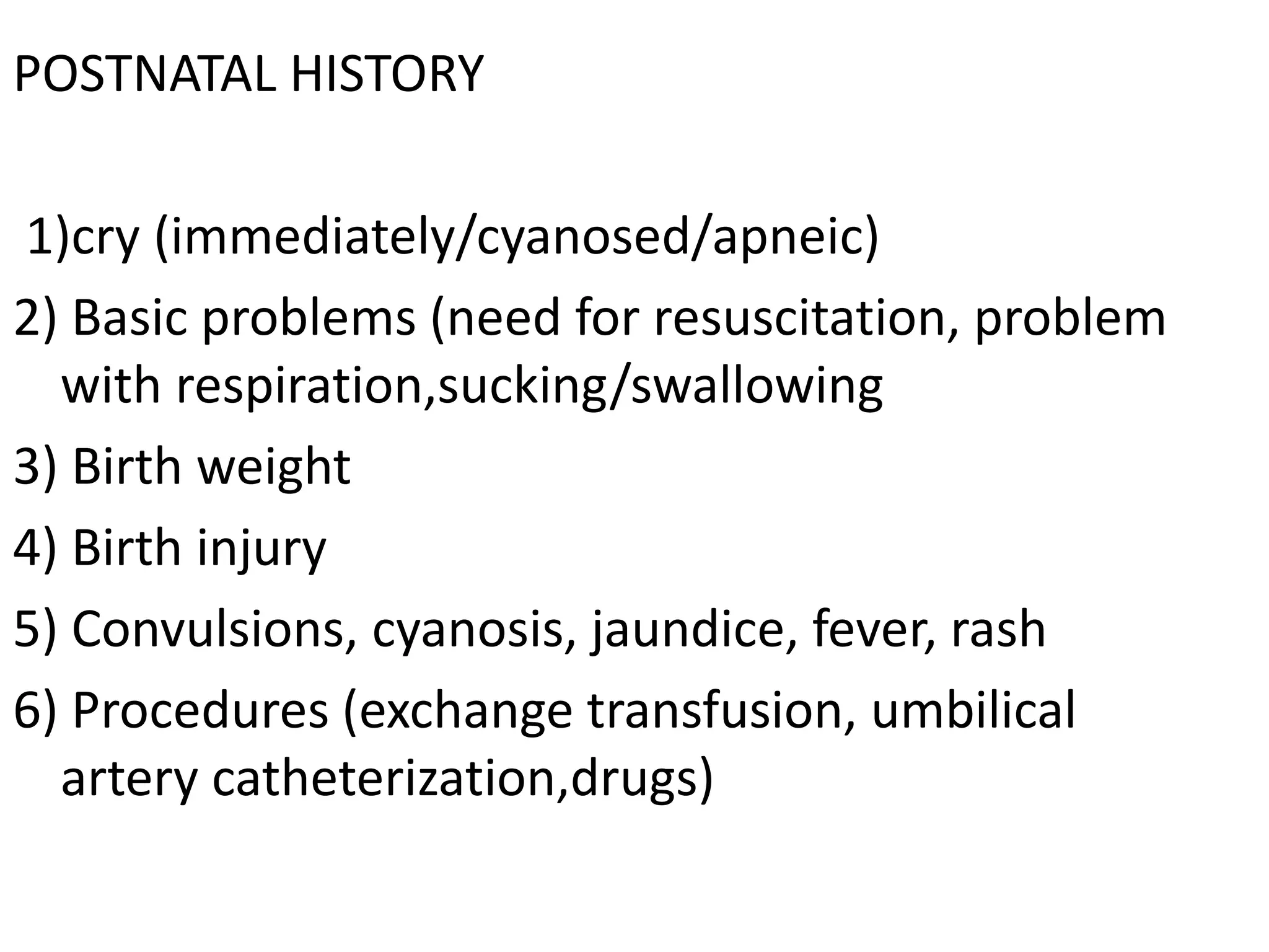 History taking in pediatrics | PPTX