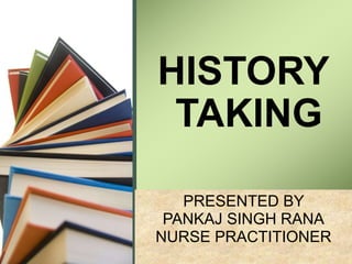 History taking (History of Physical Examination) | PPTX