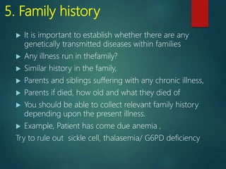 History taking | PPTX