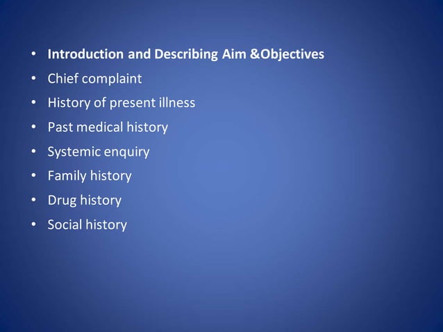 History taking in optometry or ophthalmology | DOCX