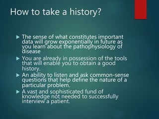 History Taking | PPT