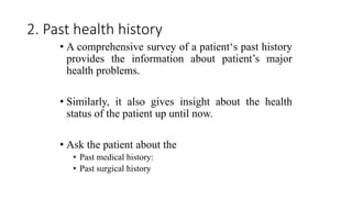 History Taking for Health Professionals, Nurses | PPTX