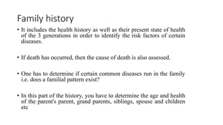 History Taking for Health Professionals, Nurses | PPTX