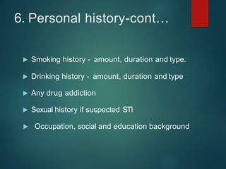 History taking | PPTX