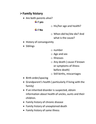 History Taking | PDF