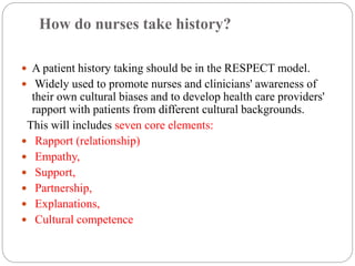 HISTORY TAKING .pptx | Physical Therapy | Wellness