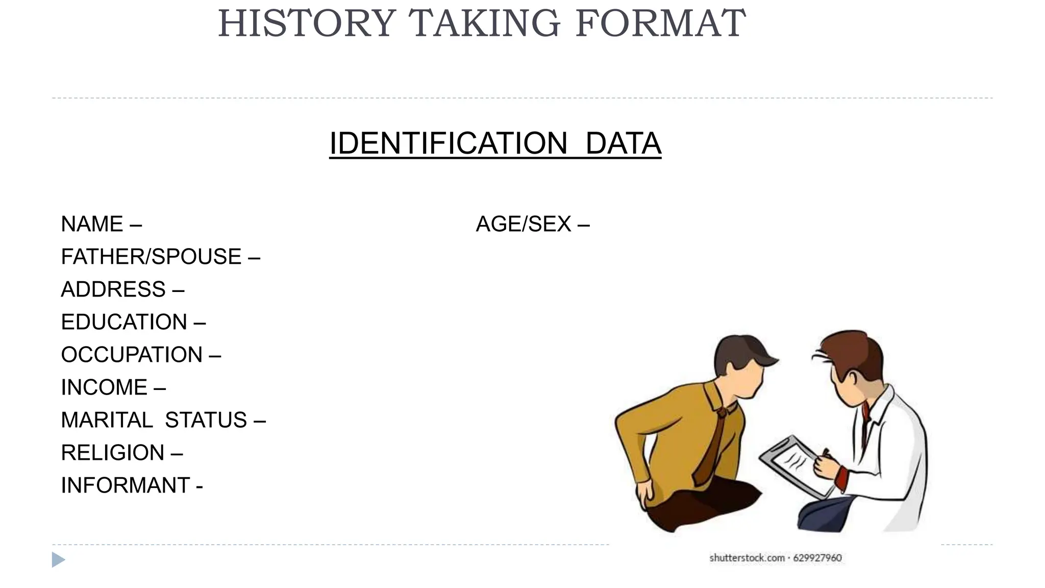 HISTORY TAKING.pptx for psychatric patient | PPTX